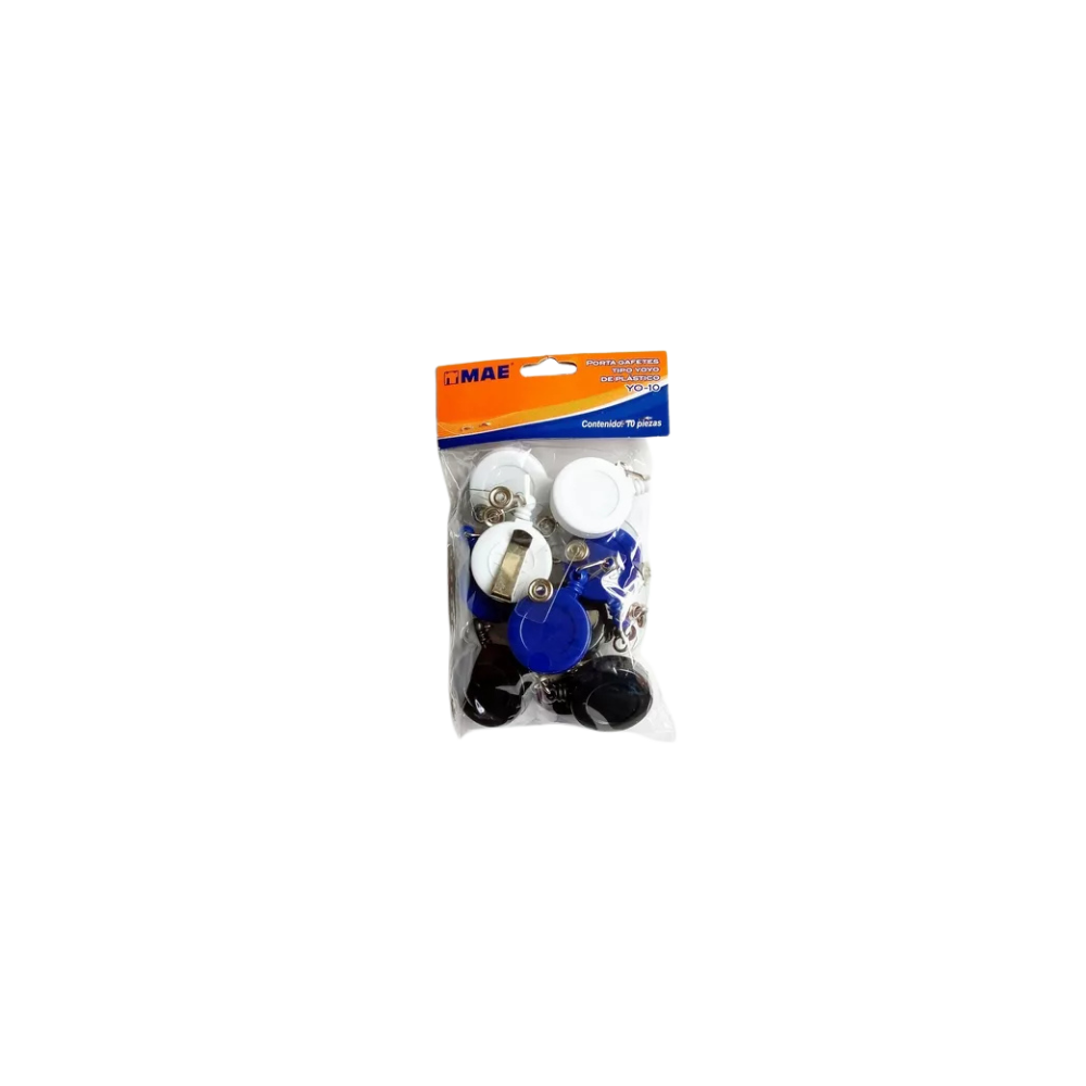 BROCHE PARA GAFETE MAE TIPO YOYO COLOR SURTIDO 10 PIEZAS YO-10 – Grupo ADVI